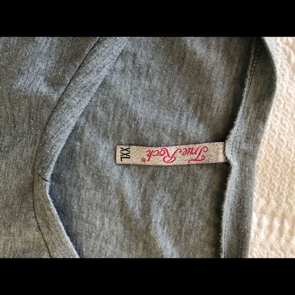 TRUE ROCK | Tops | True Rock Xxl Top Gray | Poshmark